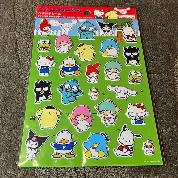 Sanrio | Design | Sanrio Characters Puffy Thick Sticker Sheet Japan ...